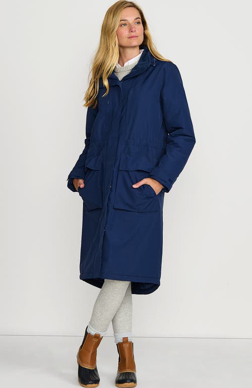 LANDS' END squall waterproof insulated winter stadium coat